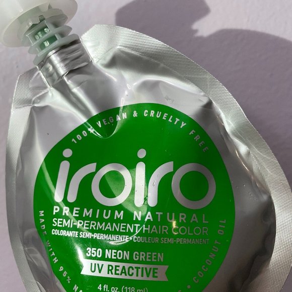 iroiro | Hair | 4oz Iroiro 35 Uv Reactive Green Neon Vegan Crueltyfree ...